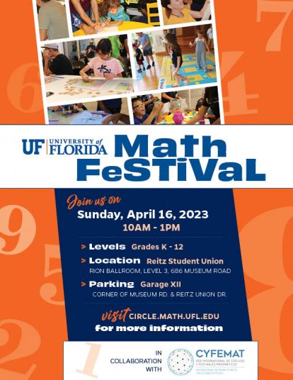 Mathematics Festival - Department of Mathematics